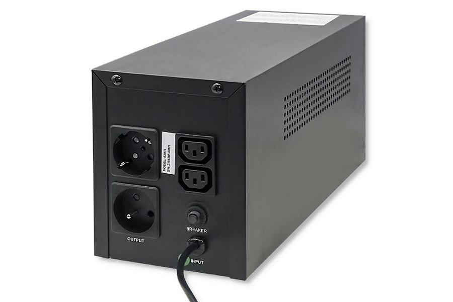 Zasilacz awaryjny UPS QOLTEC MONOLITH 1500VA 900W /2 x IEC (IEC 320 C13) 1 x French (Typ E CEE 7 ...